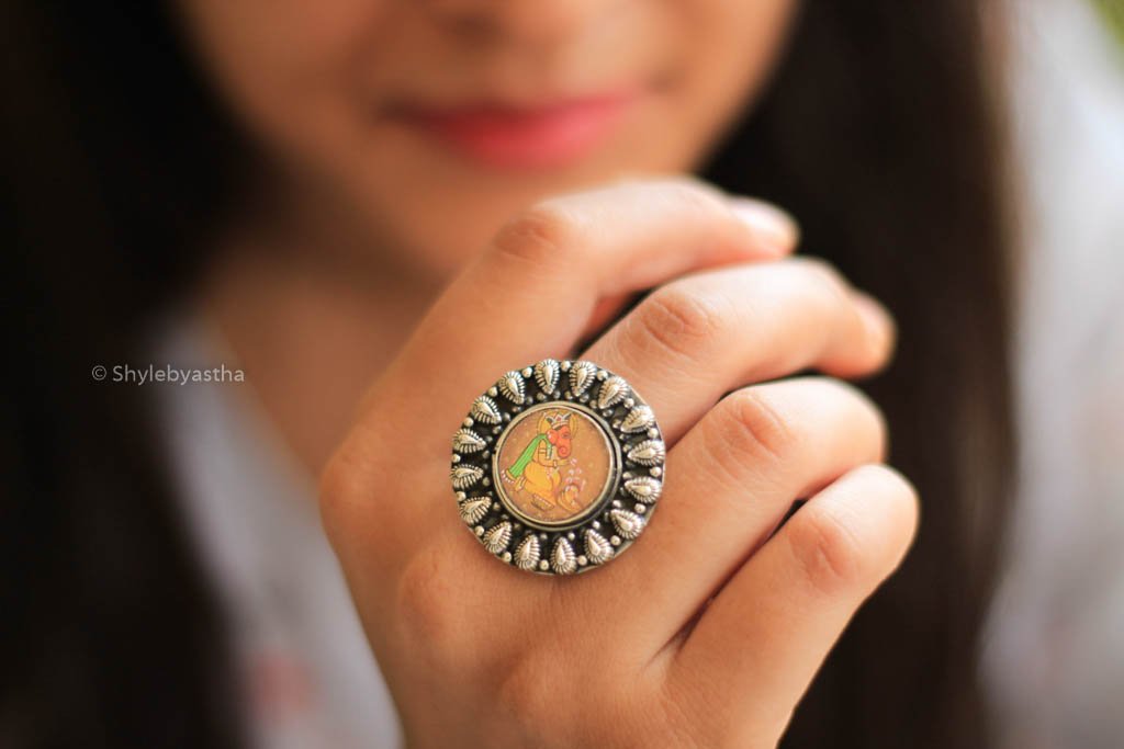 Adya Ganesha Chakra Ring