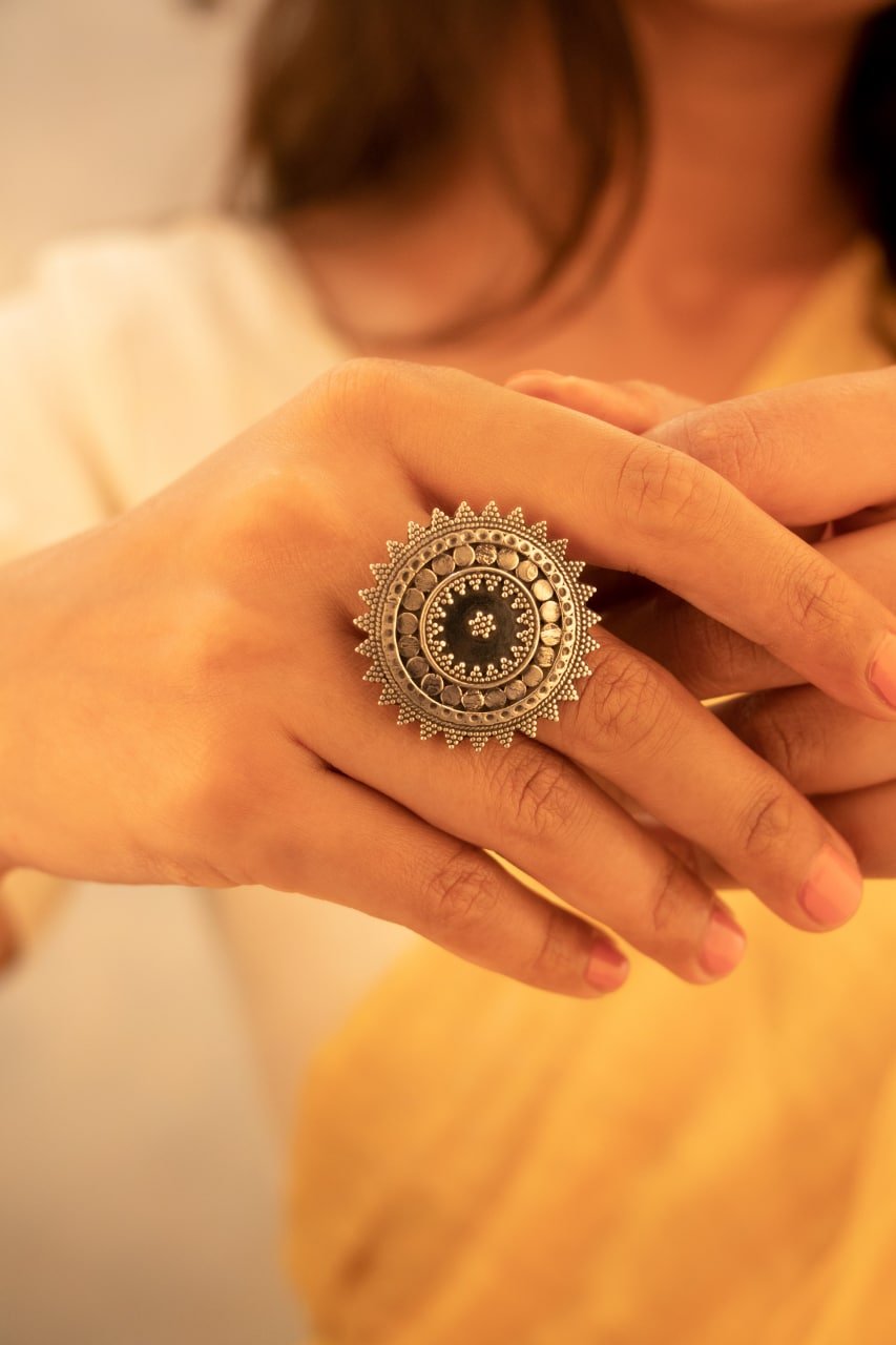 Adya Chakra Intricate Ring