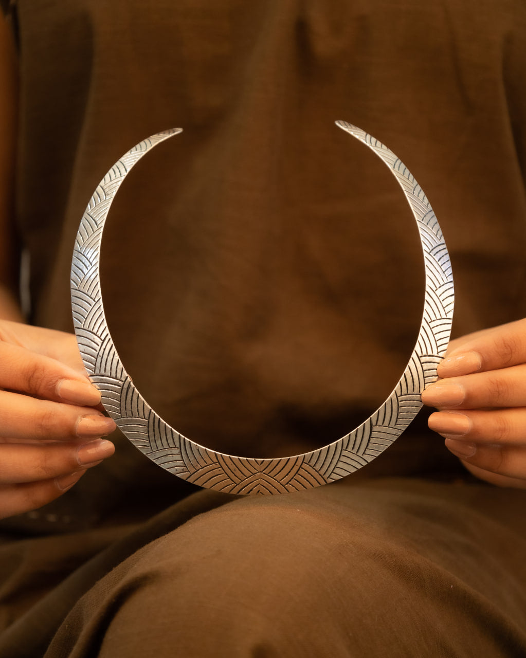 Mizoya Braid Sequence Engraved Versatile Hasli